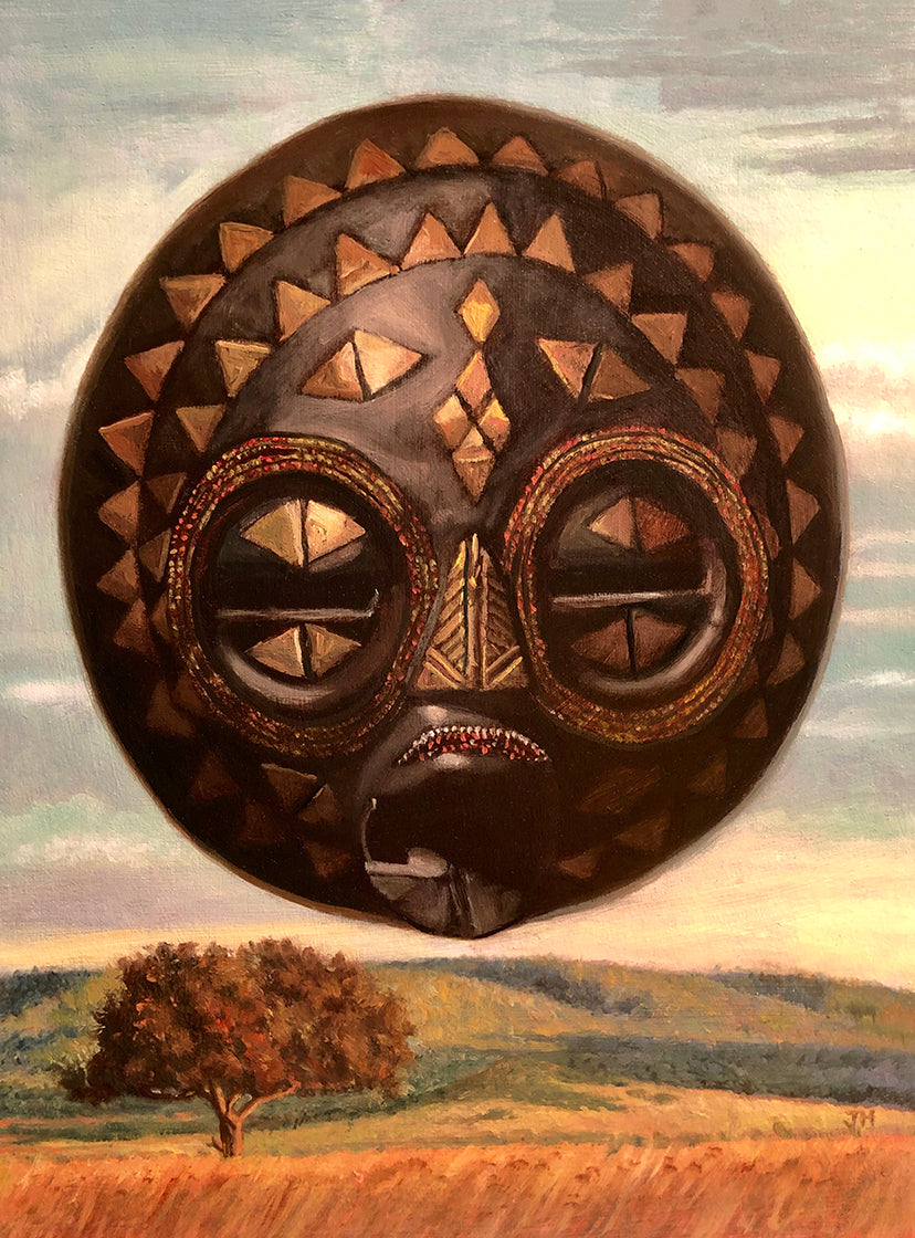 Round Metallic Mask Study – SUPERWORLDPRODUCTIONS LLC